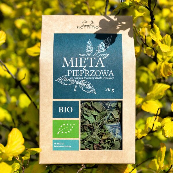 Mięta pieprzowa ekologiczna 30g - Kornino